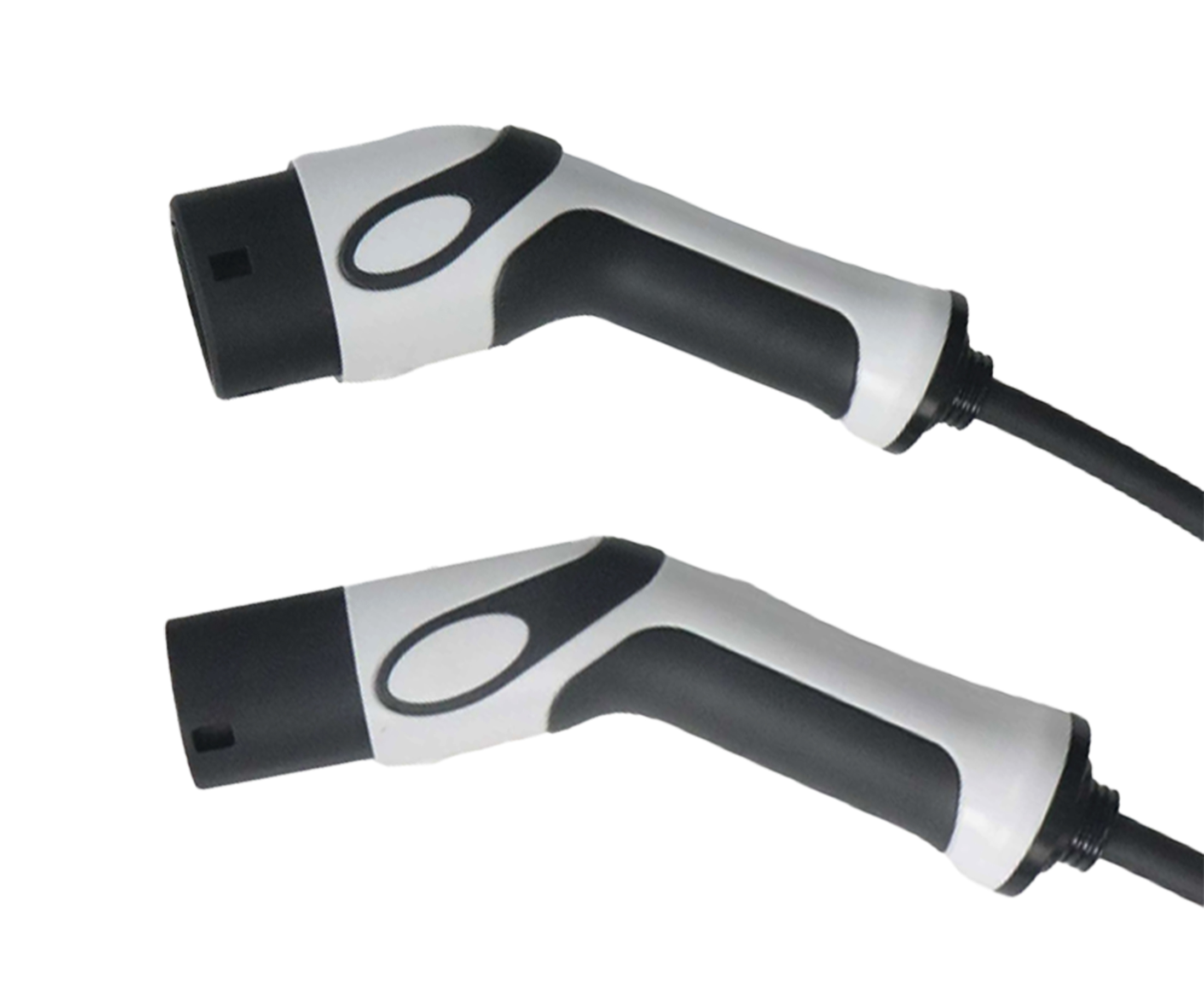 Type 2 Spiral EV Charging Cable（32A 22kW）With 5m Coiled Black and ...
