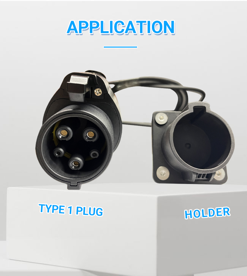 Type 1 SAE J1772 Dummy Socket for Fixing Type 1 Charging Plug. - Buy ...